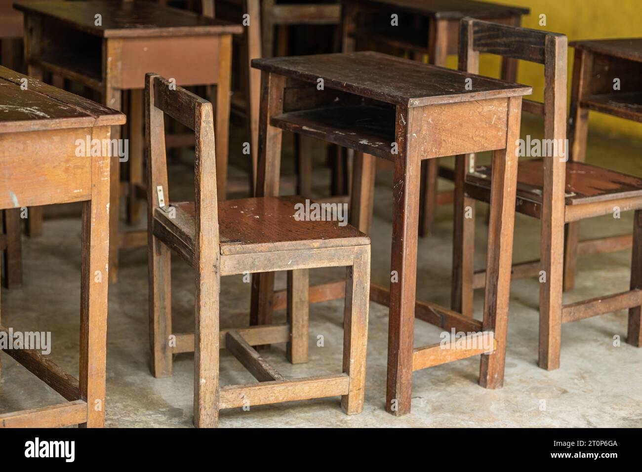 School Chair In Door At Ryan Henderson Blog