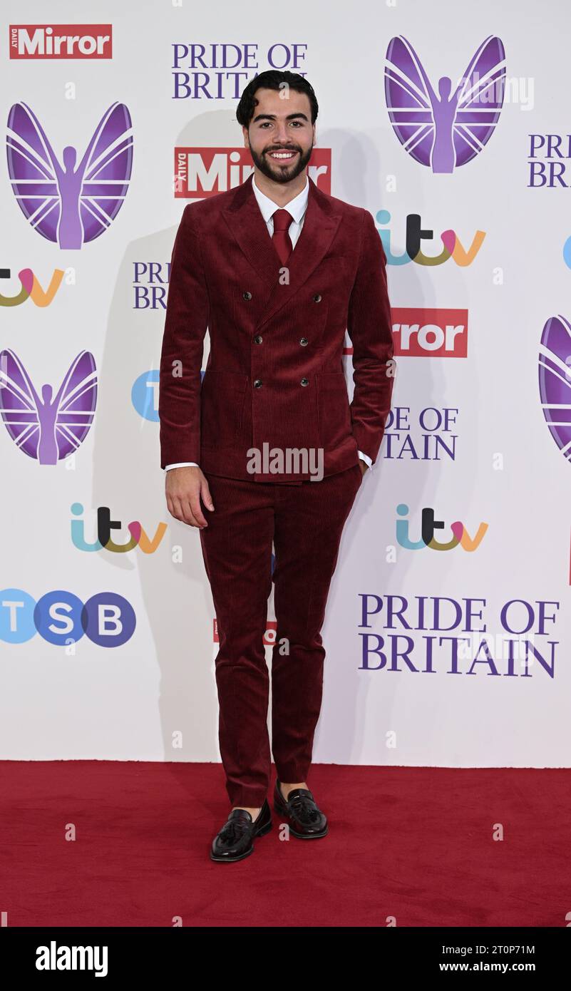 Sammy Root arrives for the Pride of Britain Awards at the Grosvenor ...