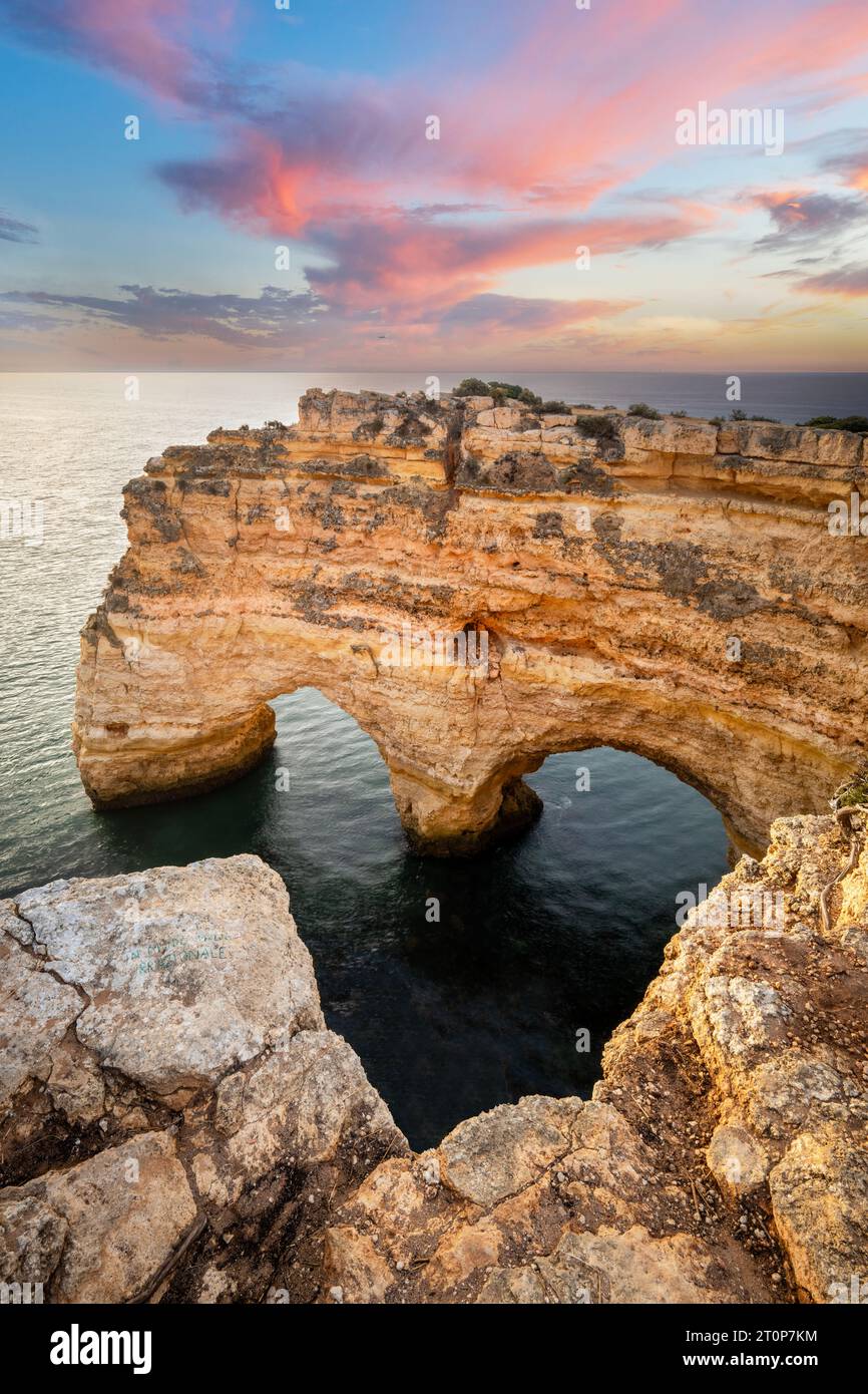 Praia da Marinha, Marinha Beach Lagoa District Algarve, Portugal ...