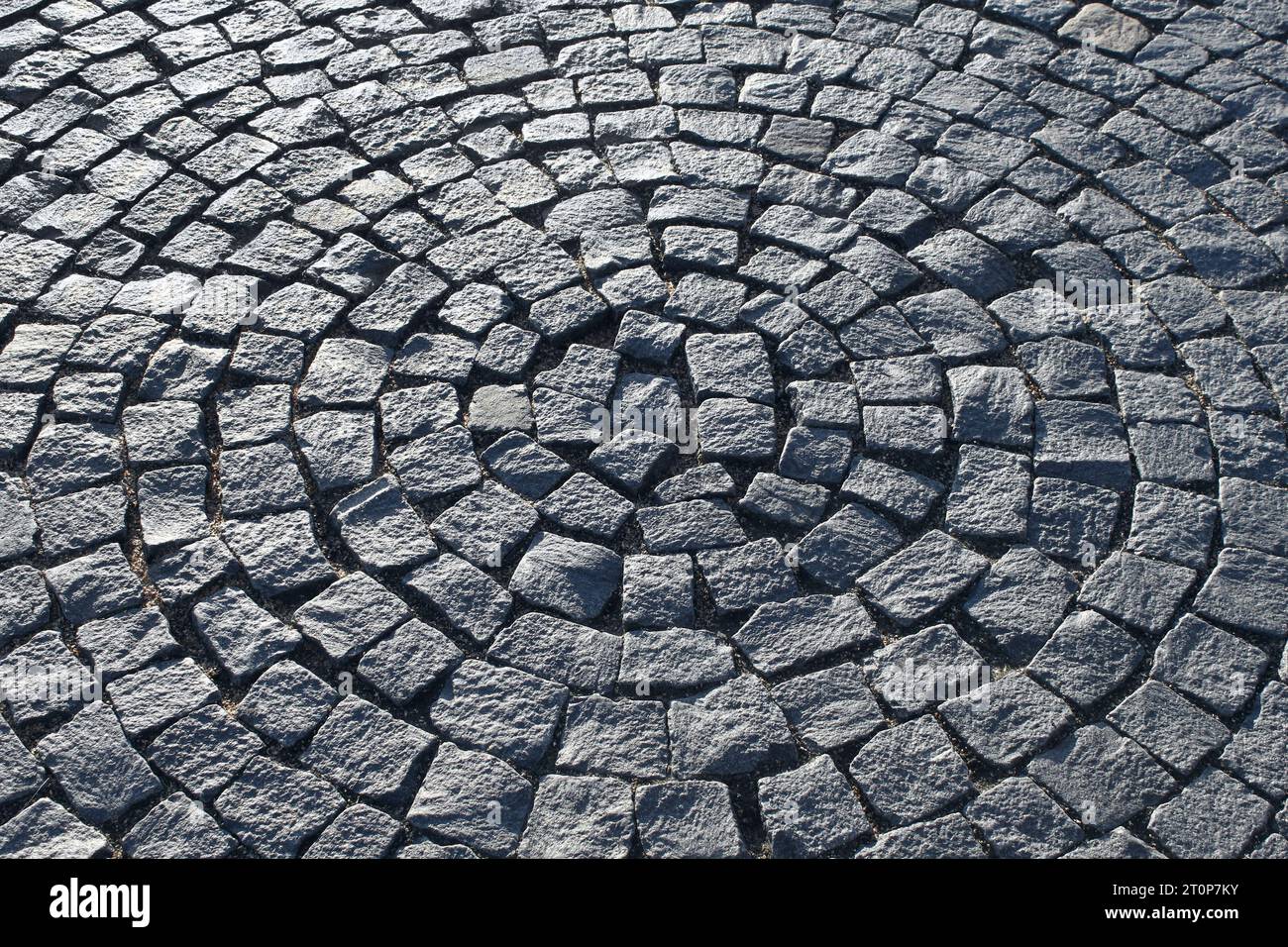 Circle pattern stone block paving hi-res stock photography and images ...