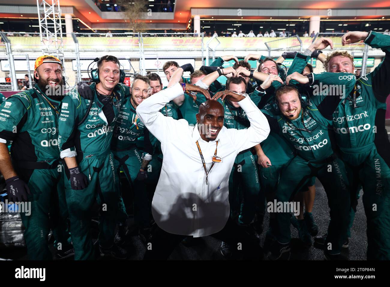 Doha, Qatar. 08th Oct, 2023. Mo Farah (GBR) Retired Athlete on the grid ...