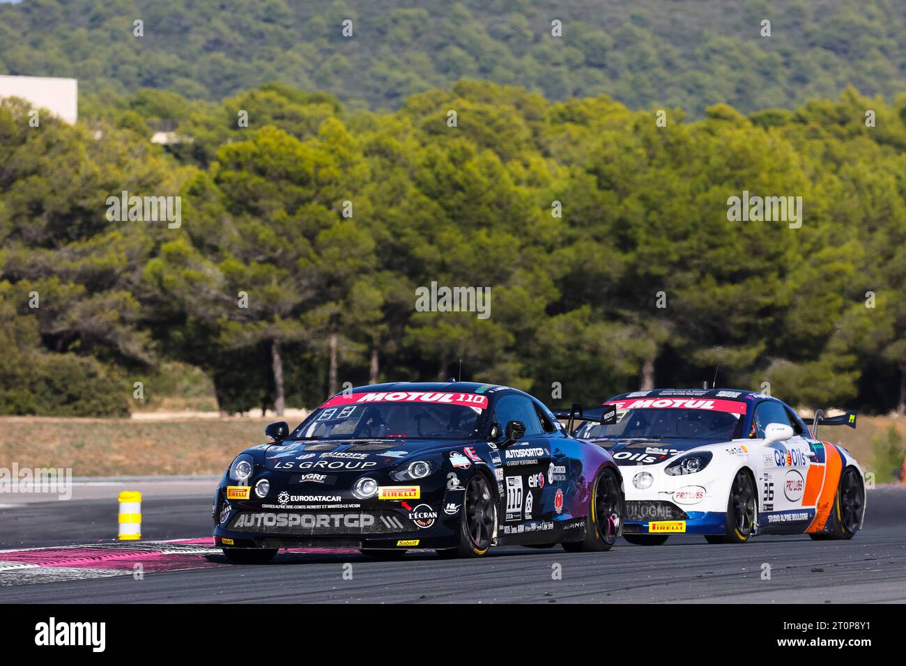 Le Castellet, France. 08th Oct, 2023. 110 LENEUTRE Joran FRA, HUTEAU ...