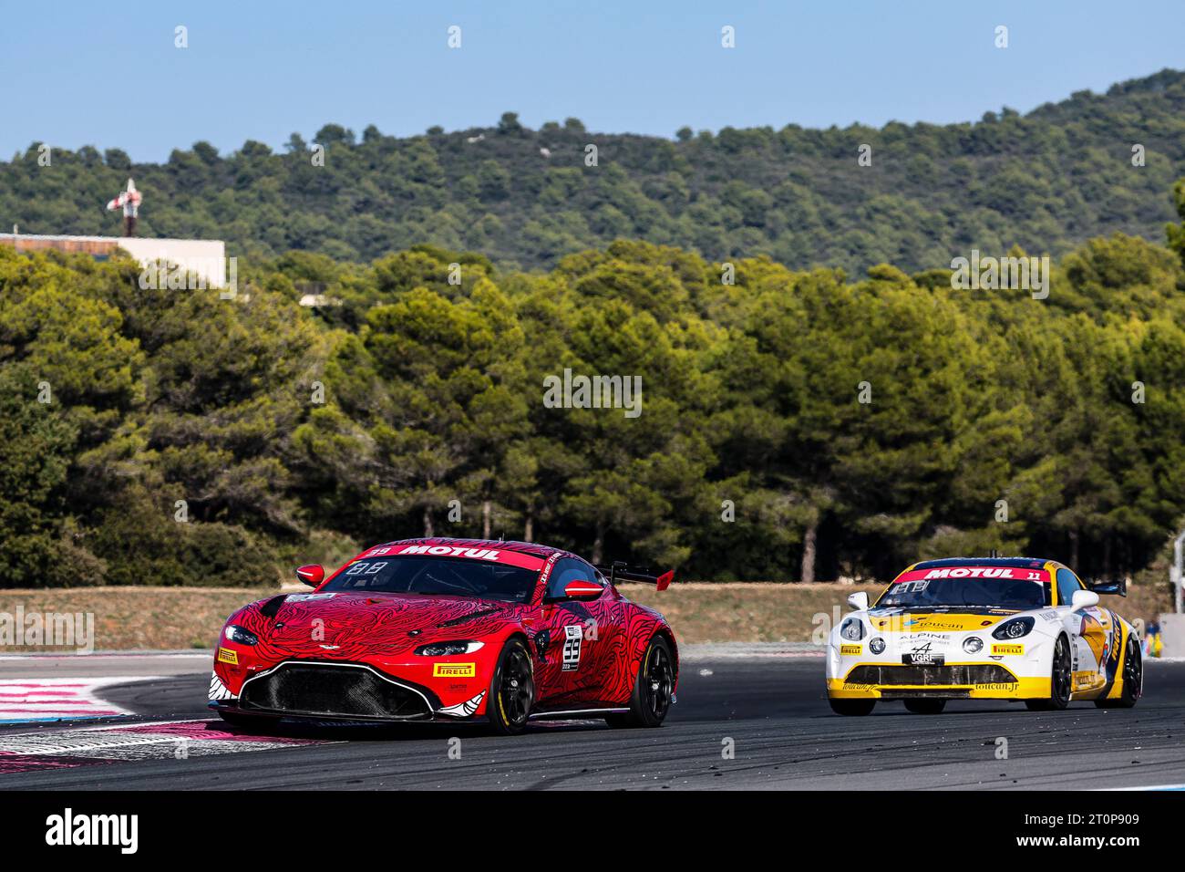 Le Castellet, France. 08th Oct, 2023. 39 VERDIER Tom FRA, DETOUT ...