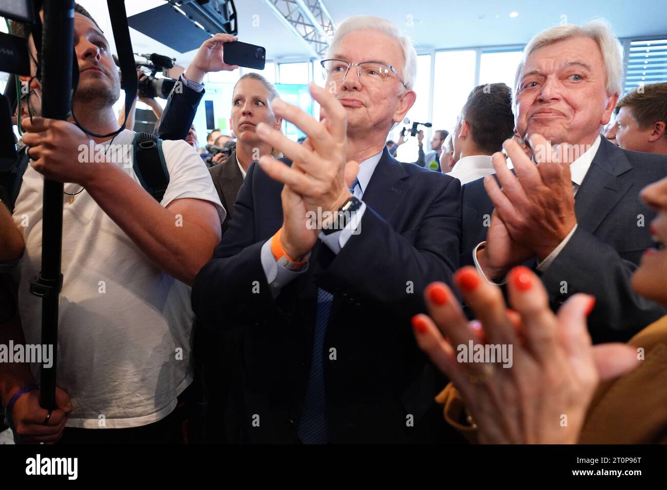 Landtagswahl in Hessen 2023 Roland Koch gemeinsam mit Volker Bouffier ...