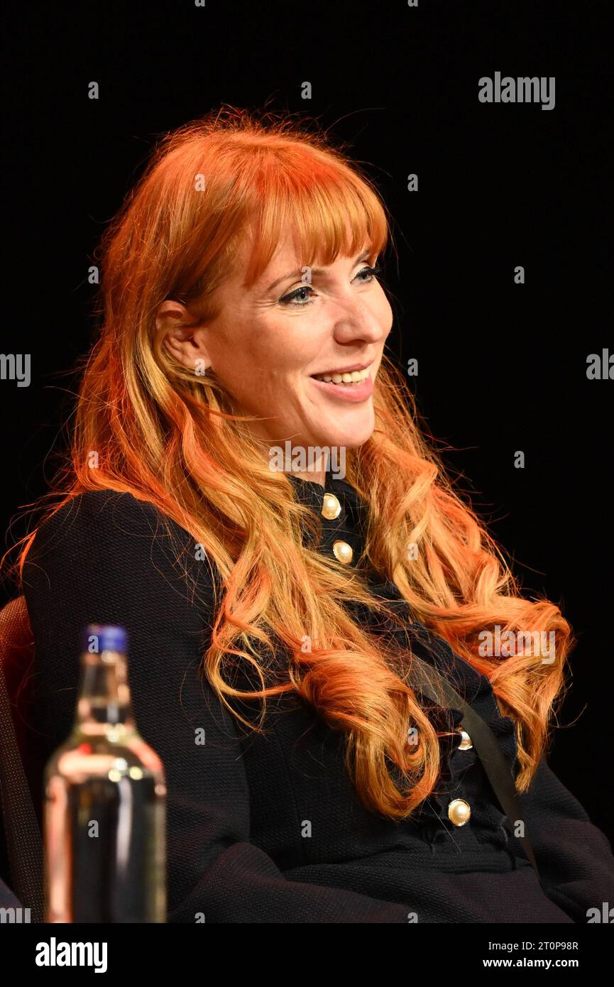 London, UK. 8 October 2023. Labour Party deputy leader Angela Rayner MP ...