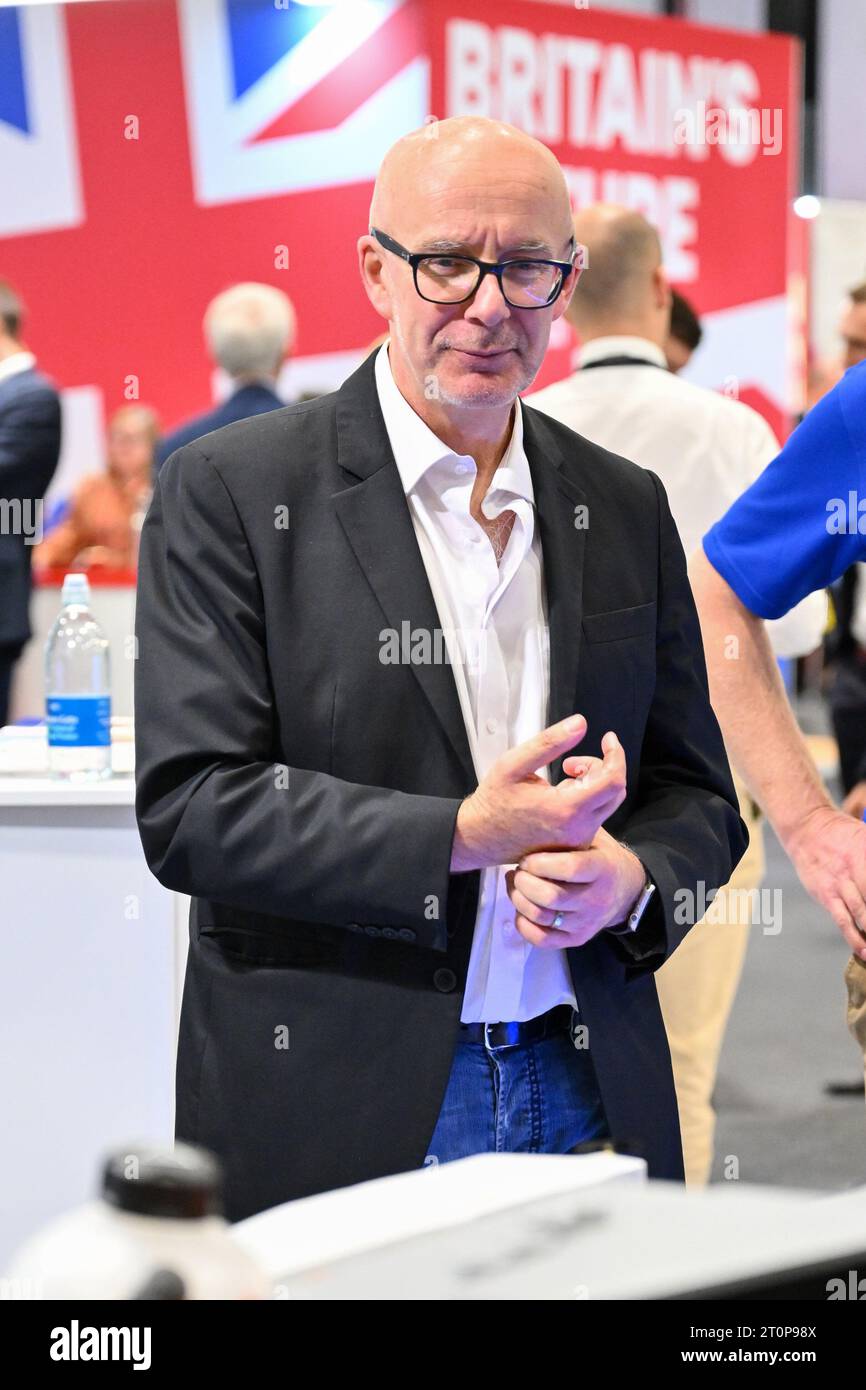London, UK. 8 October 2023. Matt Western MP during the Labour Party ...