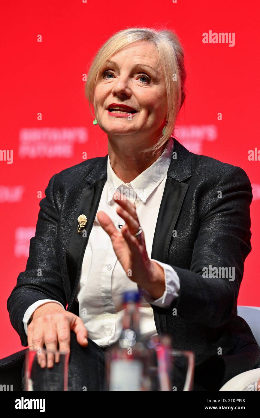 London, UK. 8 October 2023. Mayor of West Yorkshire Tracy Brabin ...
