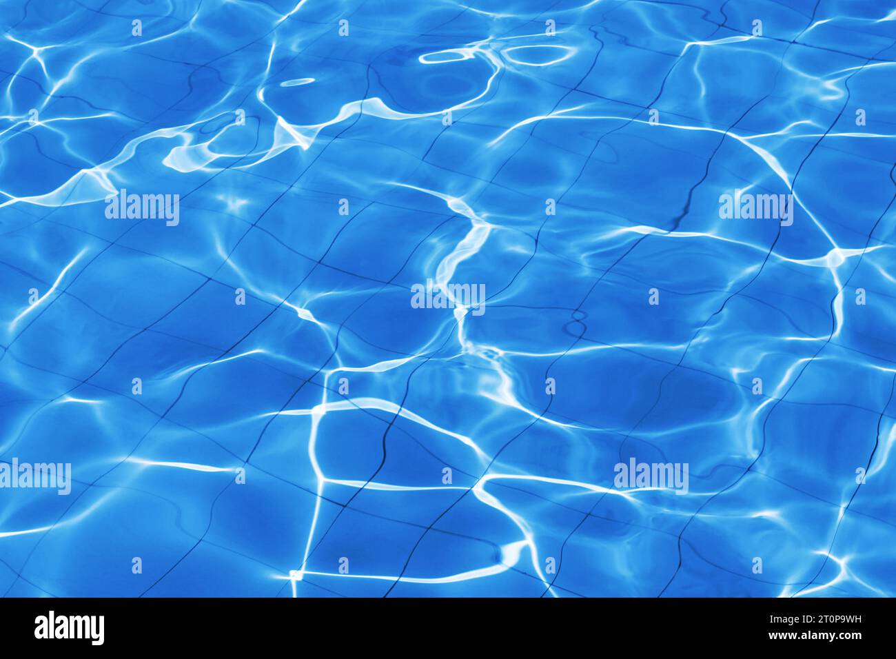 Water ripple in the swimming pool Stock Photo - Alamy