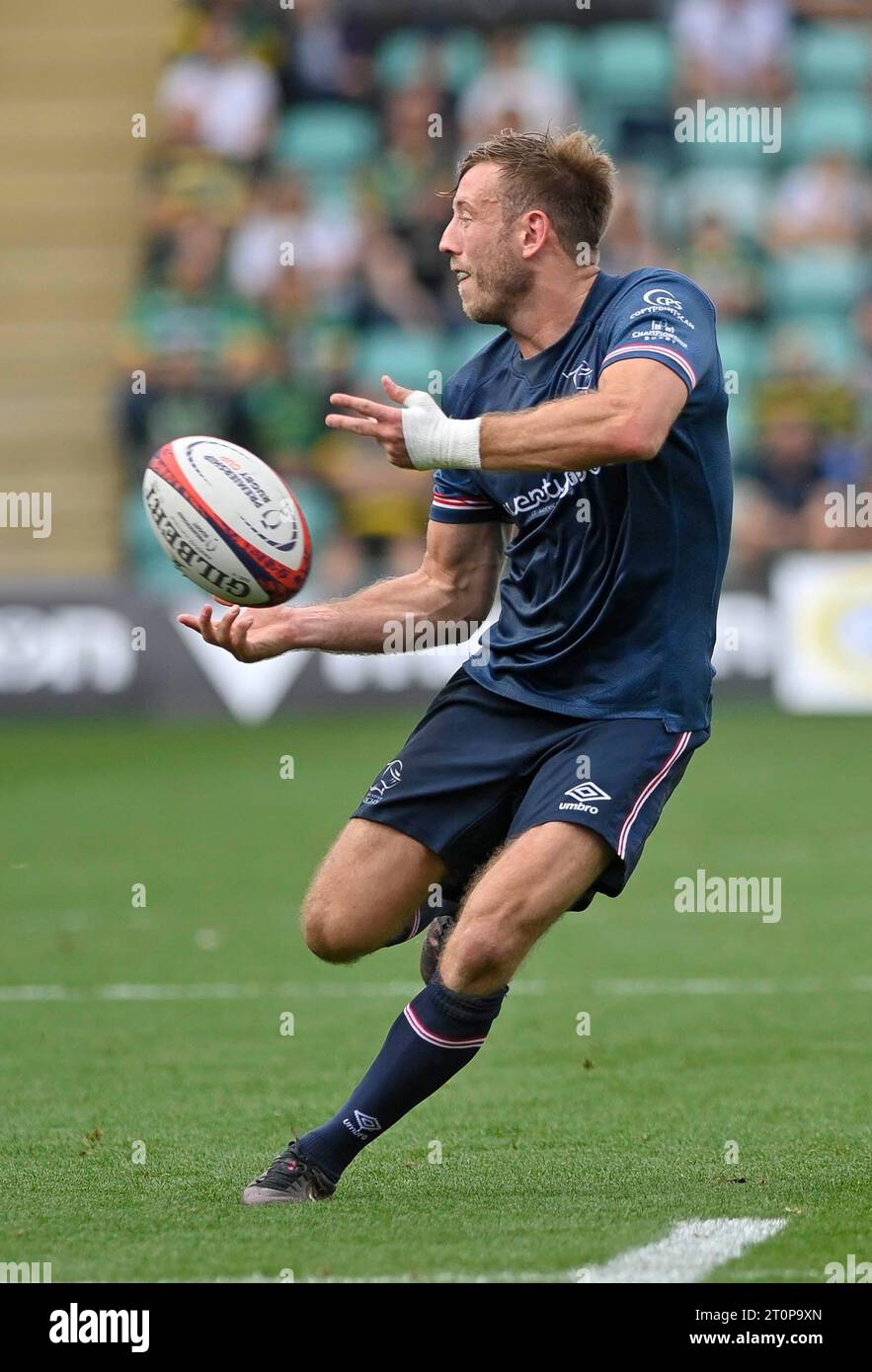 Northampton ENGLAND - OCT 8 2023 : Sam Olver of Doncaster Knights ...
