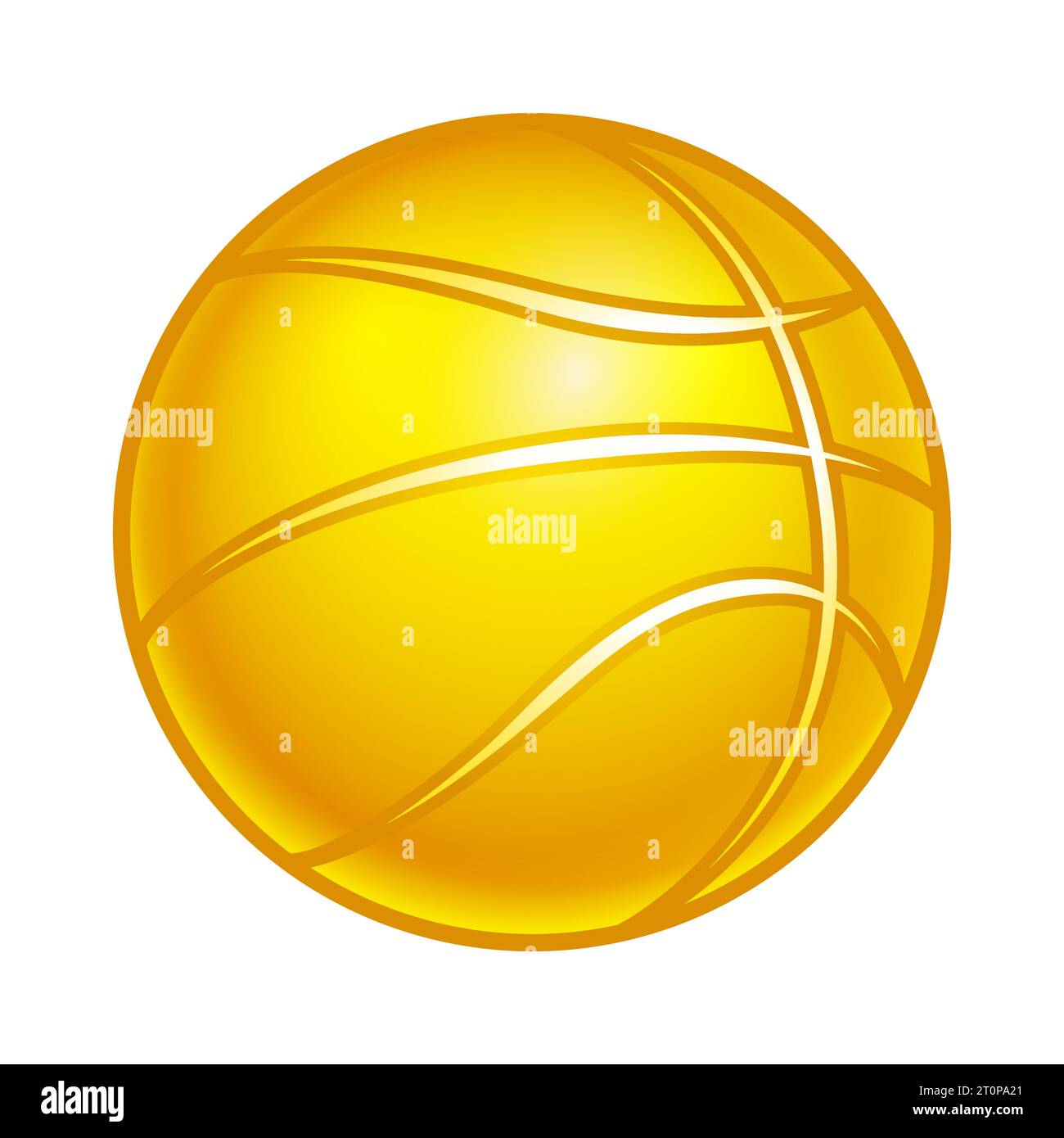 Illustration of a gold basketball ball Stock Vector Image & Art - Alamy