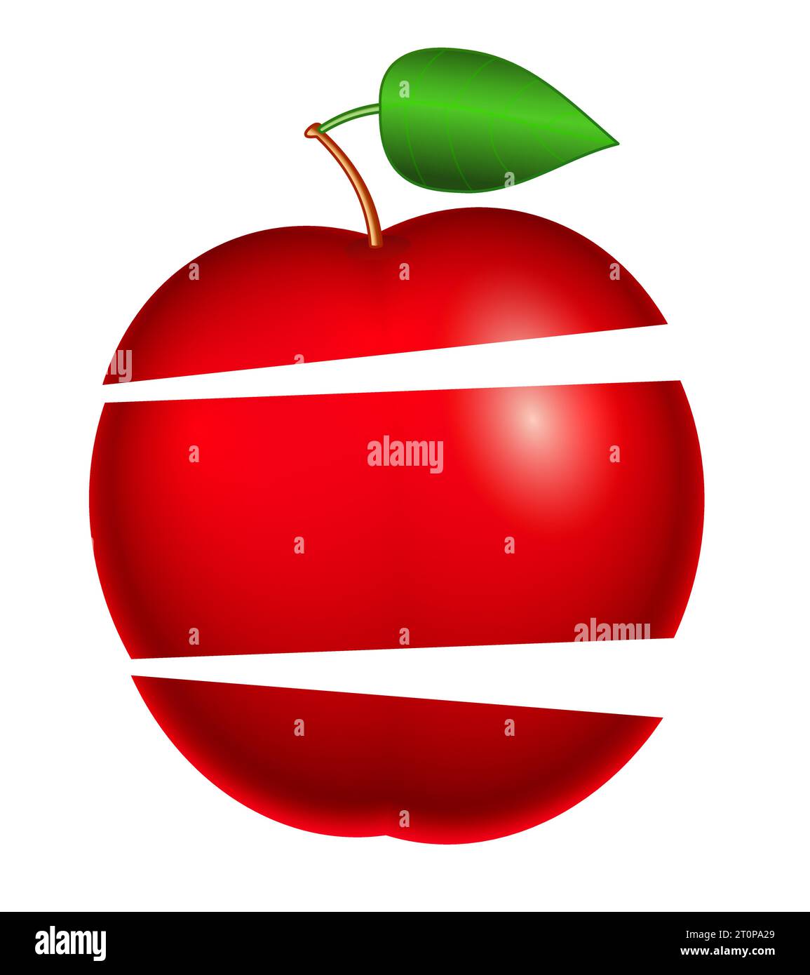 Split fruit illustration hi-res stock photography and images - Alamy