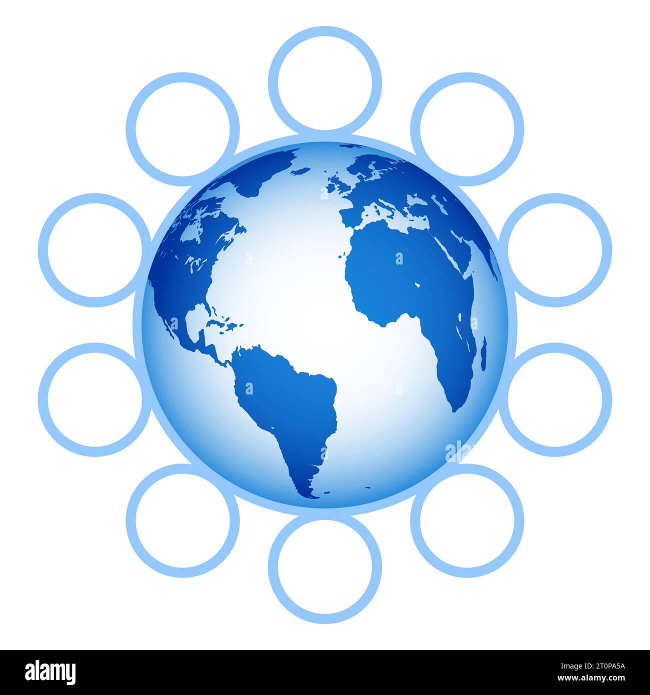 Illustration of the globe with infographic elements. Elements of this ...