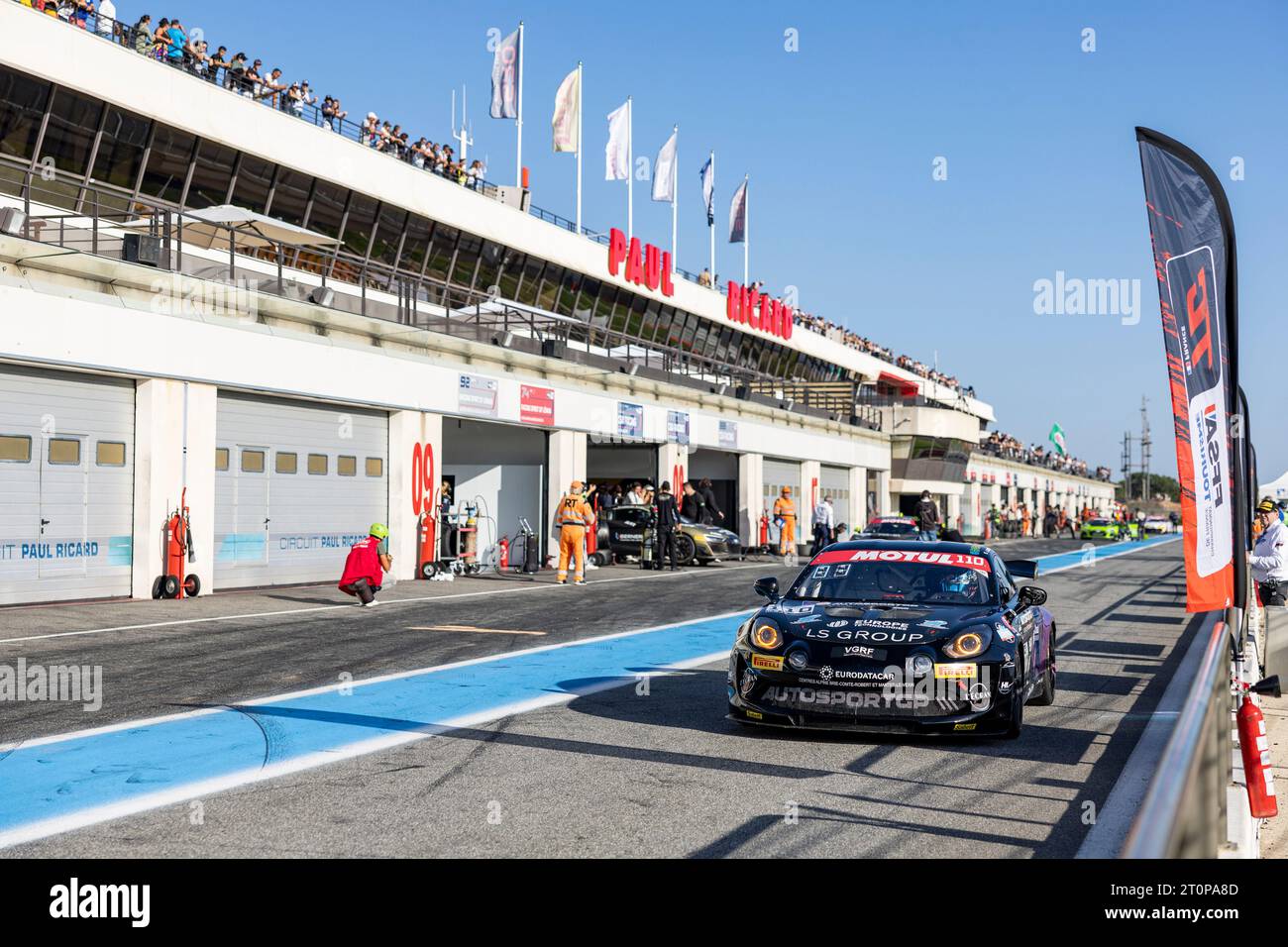 Le Castellet, France. 08th Oct, 2023. 110 LENEUTRE Joran FRA, HUTEAU ...