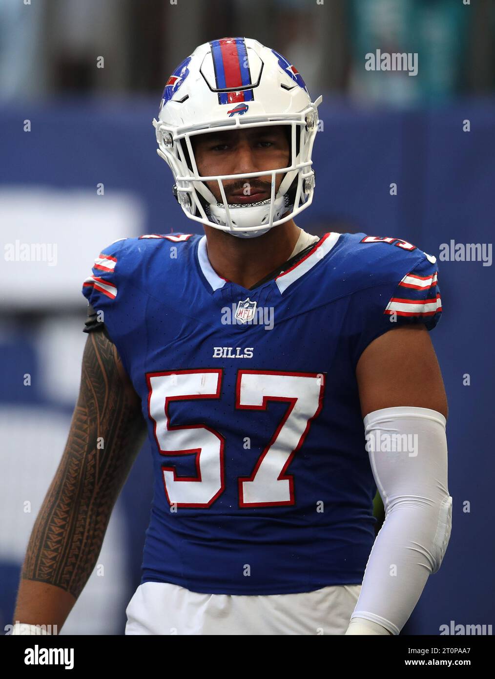 Buffalo Bills' A.J. Epenesa during the NFL international match at the ...