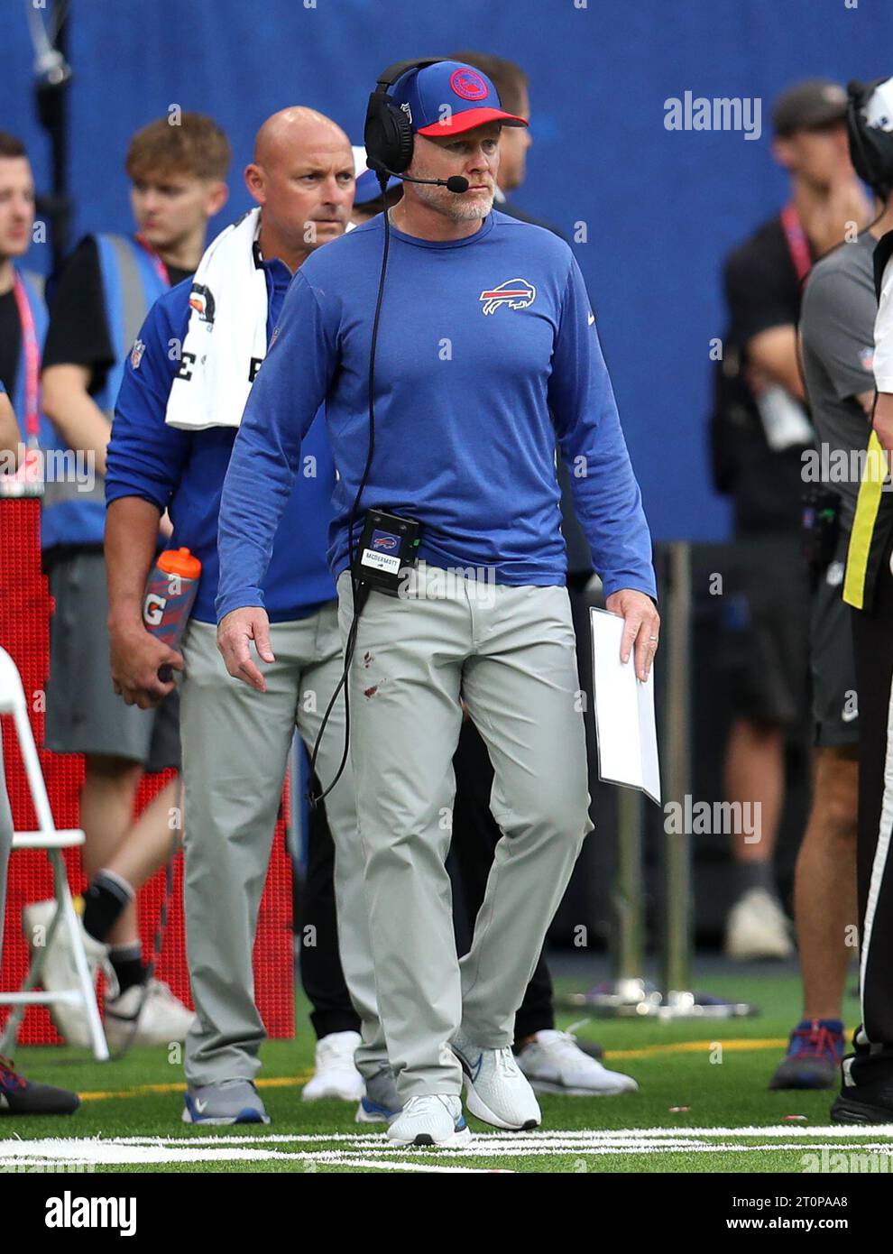 Buffalo Bills' head coach Sean McDermott during the NFL international ...