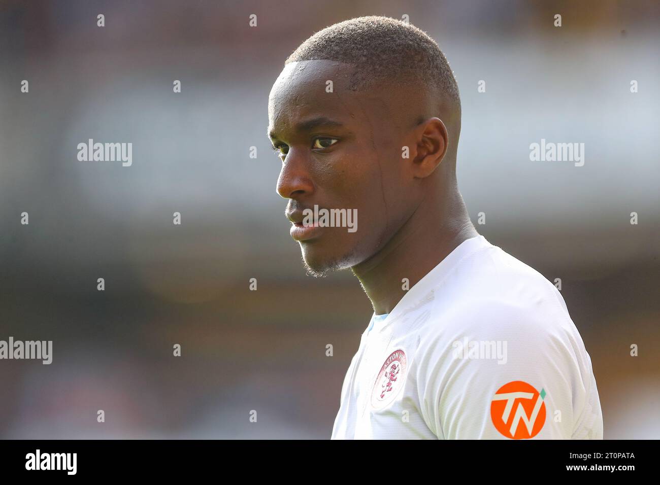 Moussa Diaby #19 of Aston Villa during the Premier League match ...