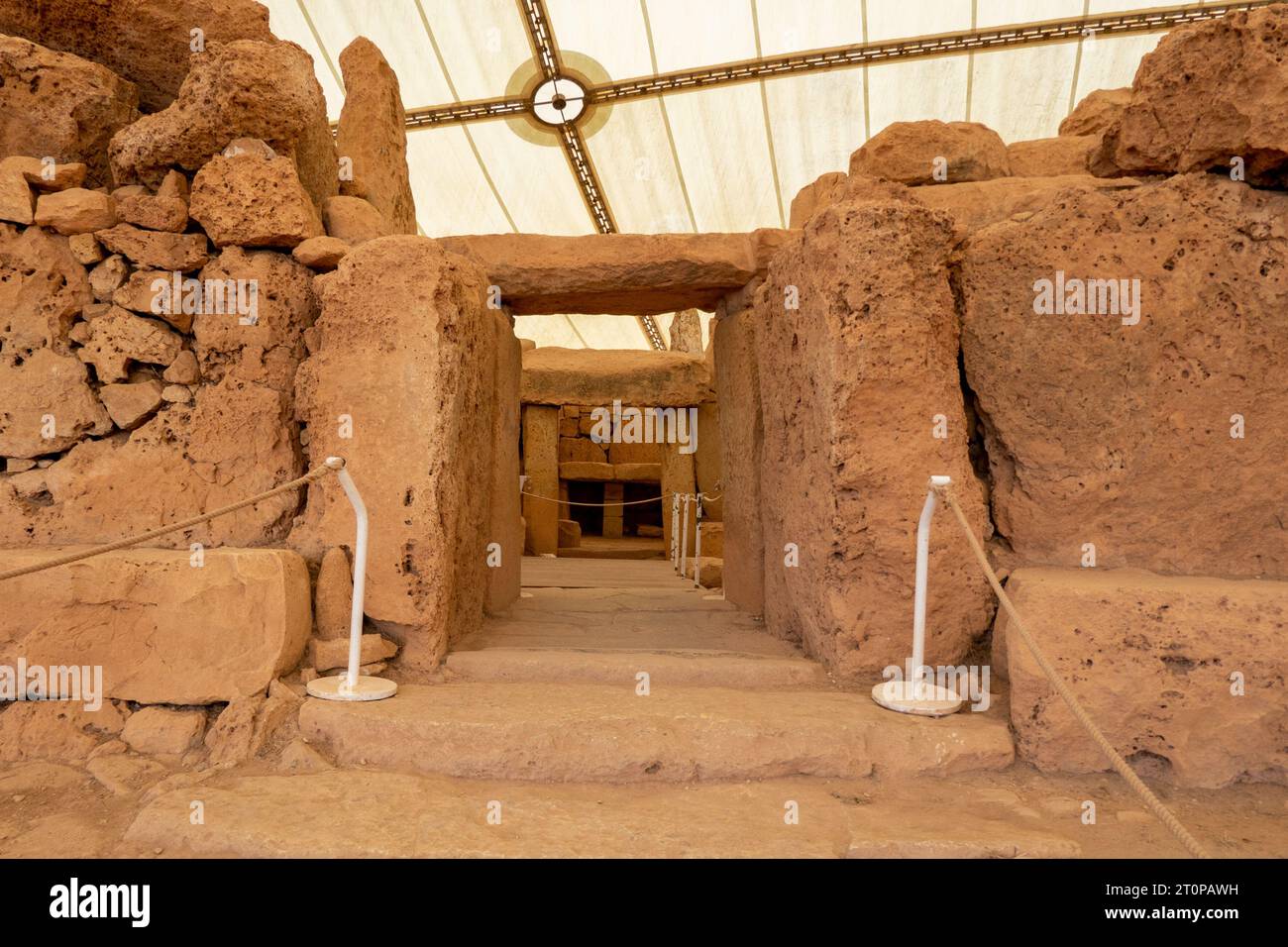 Hagar Qim, Malta, May 2, 2023. Hagar Qim and Mnajdra temples, UNESCO ...