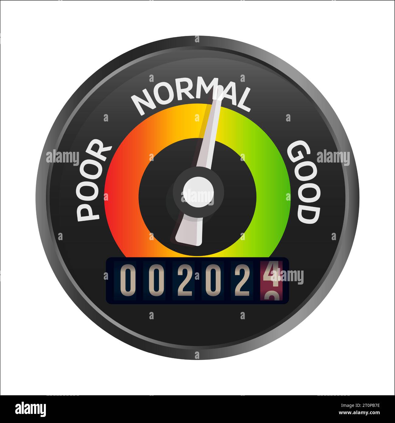 Discover your 2024 success gauge with a modern 3D speedometer icon ...