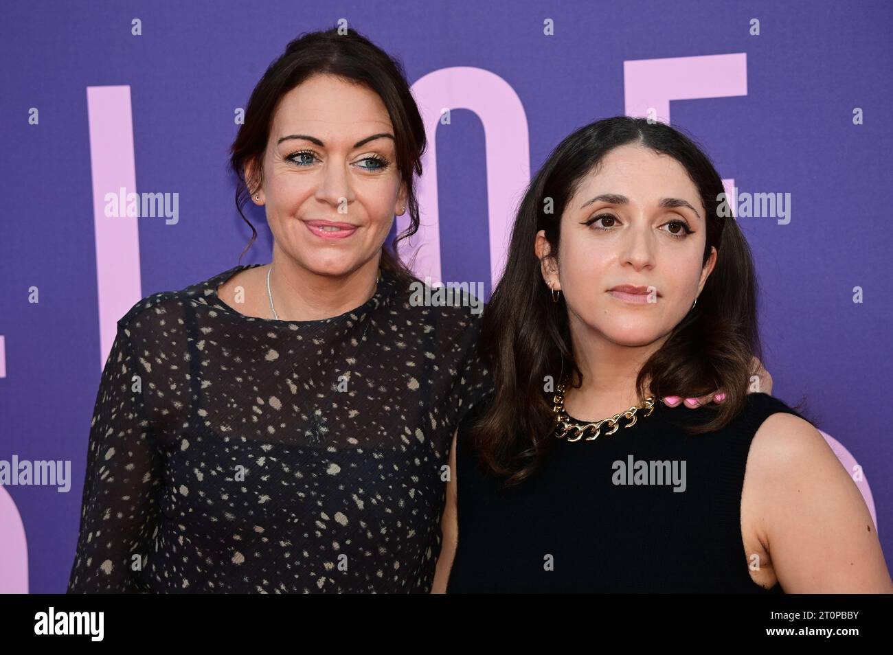 Royal Festival Hall, London, UK. 8th Oct, 2023. Connie Farr and Emilie ...