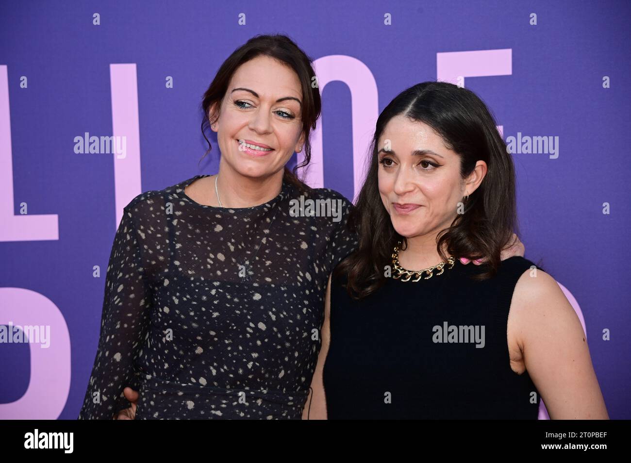 Royal Festival Hall, London, UK. 8th Oct, 2023. Connie Farr and Emilie ...