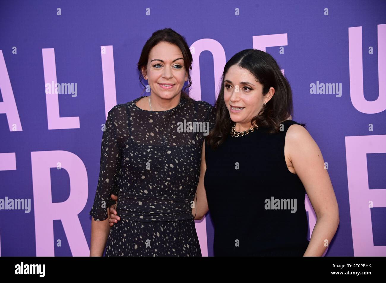 Royal Festival Hall, London, UK. 8th Oct, 2023. Connie Farr and Emilie ...