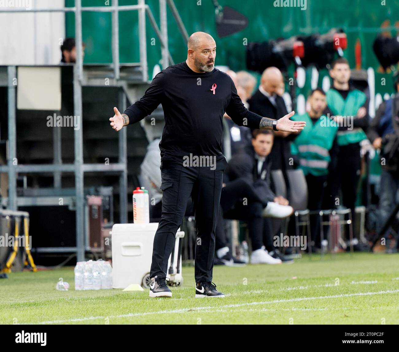 Budapest, Hungary. 8st October, 2023. Dejan Stankovic, head coach of ...
