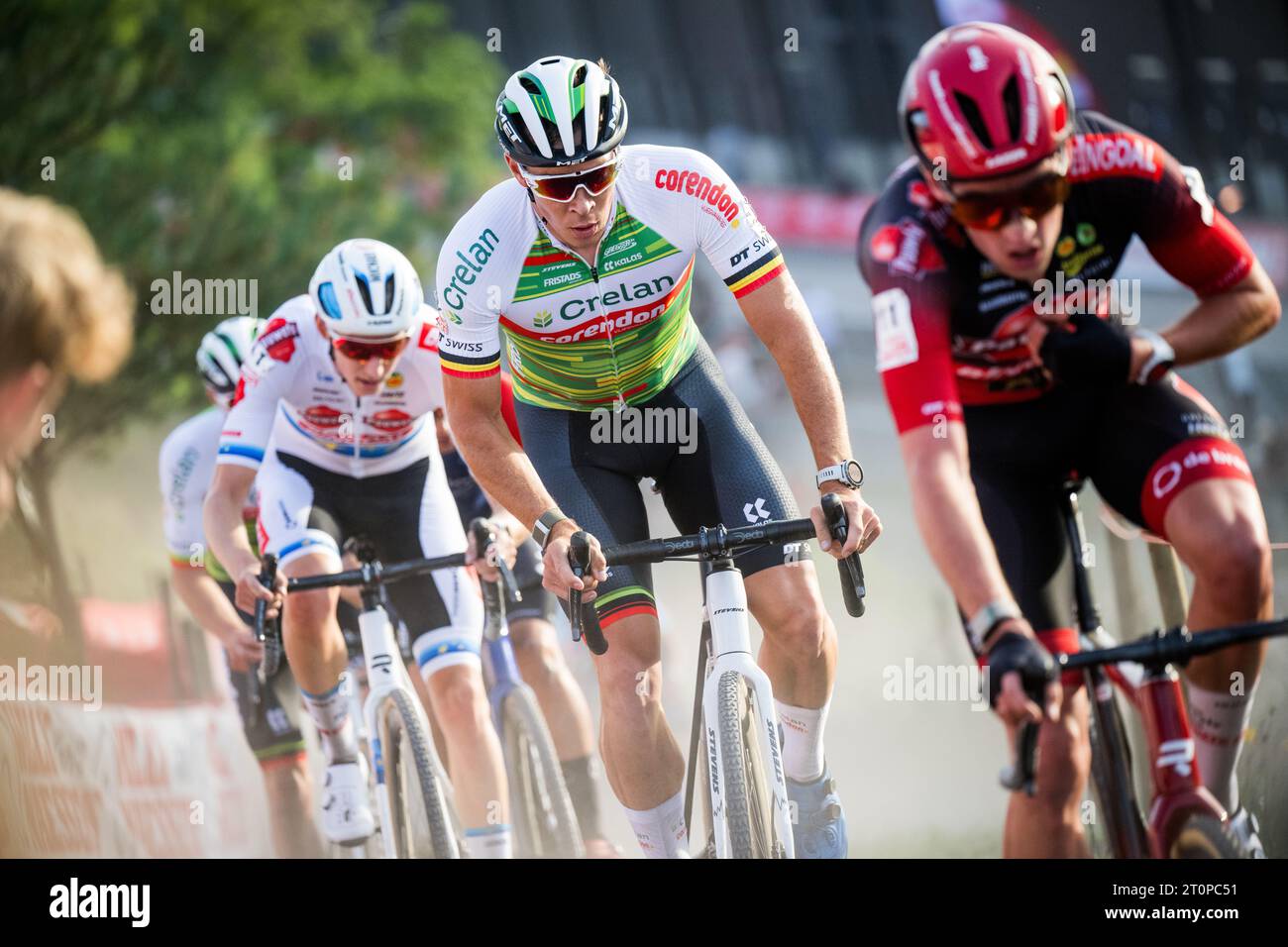 Beringen, Belgium. 08th Oct, 2023. Belgian Laurens Sweeck and Dutch ...