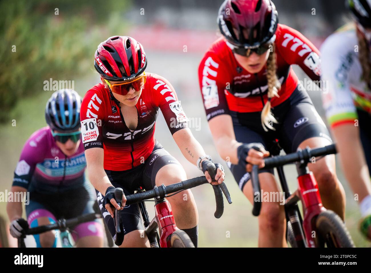 Beringen, Belgium. 08th Oct, 2023. Kay Anna pictured in action during ...