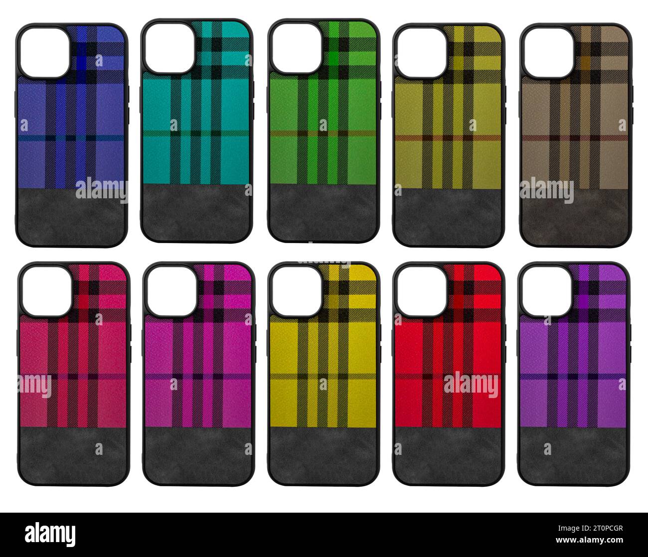 silicone case for phone, on white background in isolation Stock Photo ...