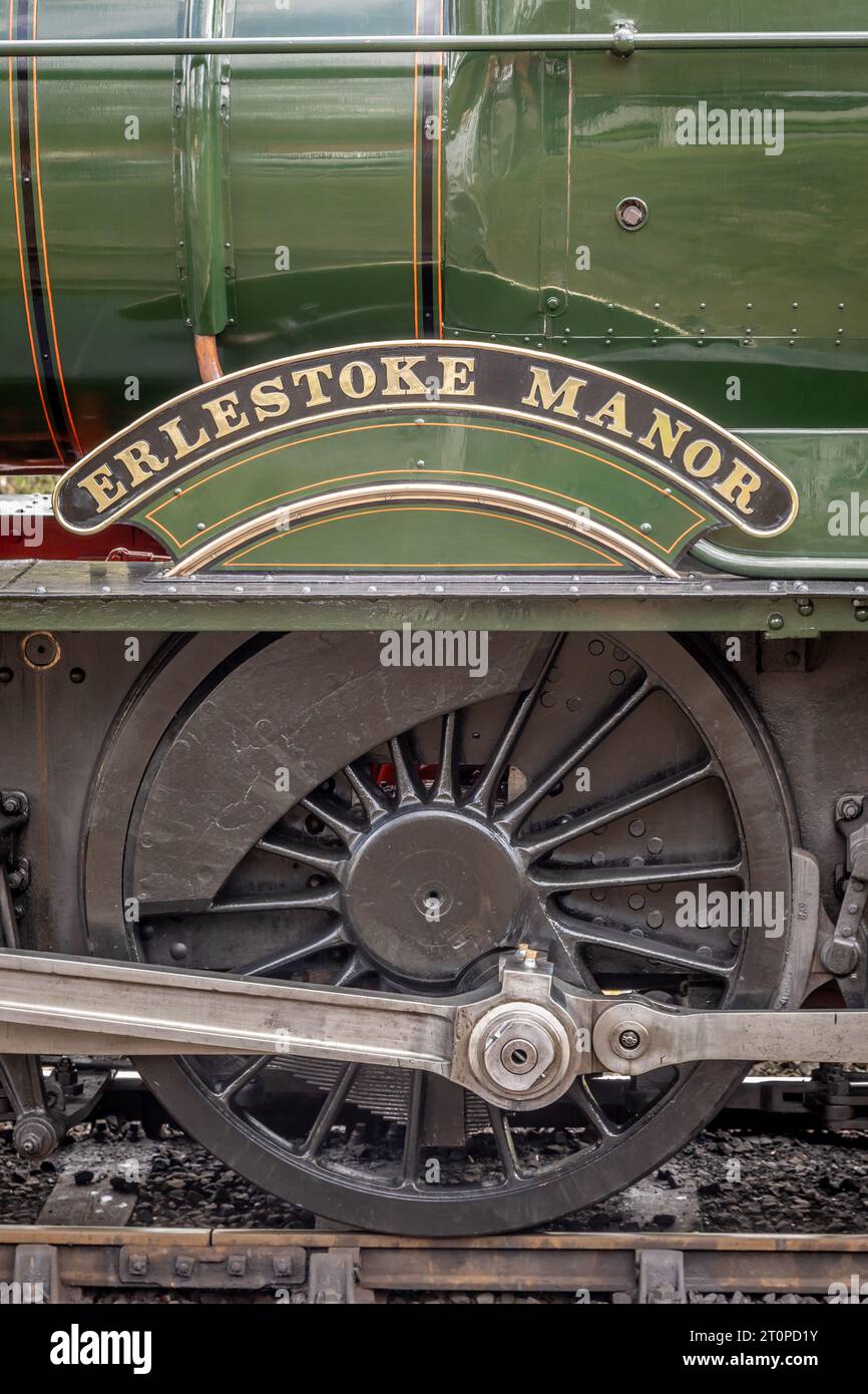 BR 'Manor' 4-6-0 No. 7812 'Erlestoke Manor', Highley, Severn Valley ...