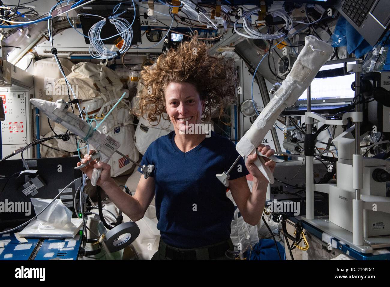 International Space Station, Earth Orbit. 05 October, 2023. NASA ...