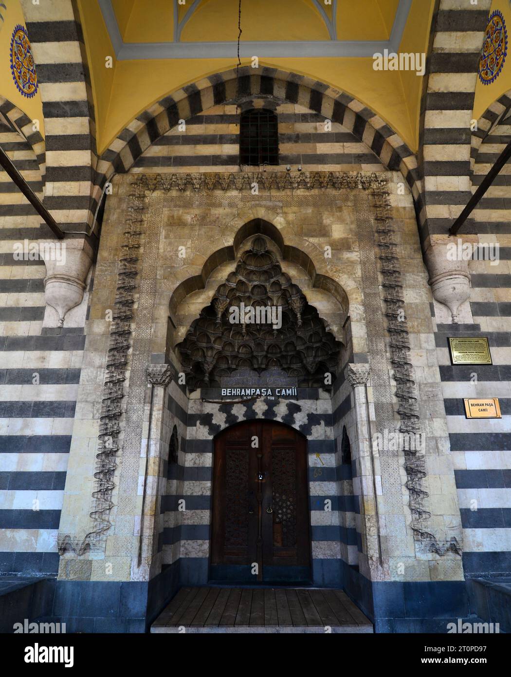 Located in Diyarbakir, Turkey, Behram Pasha Mosque was built in the ...