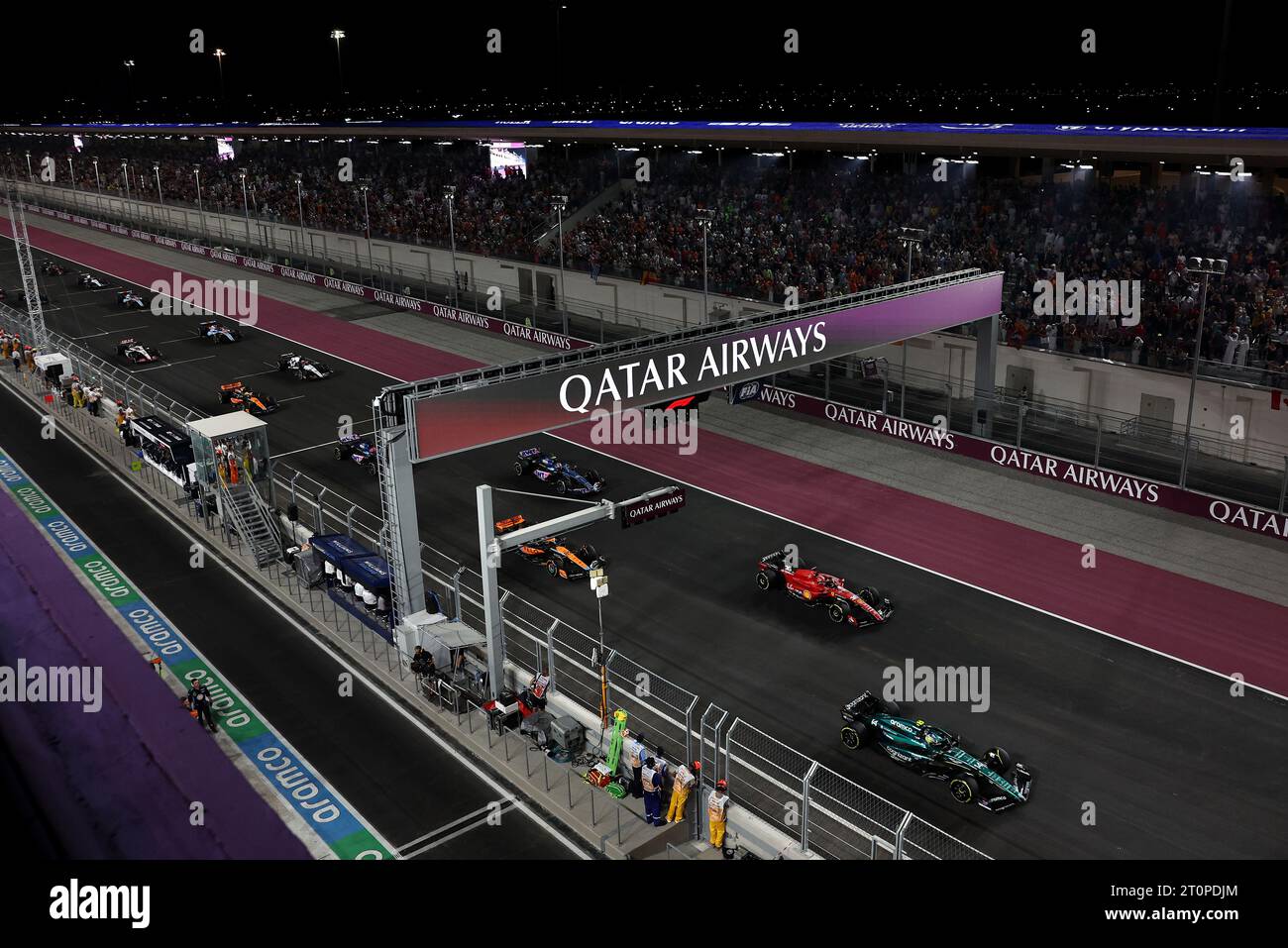 Doha, Qatar. 08th Oct, 2023. Fernando Alonso (ESP) Aston Martin F1 Team ...