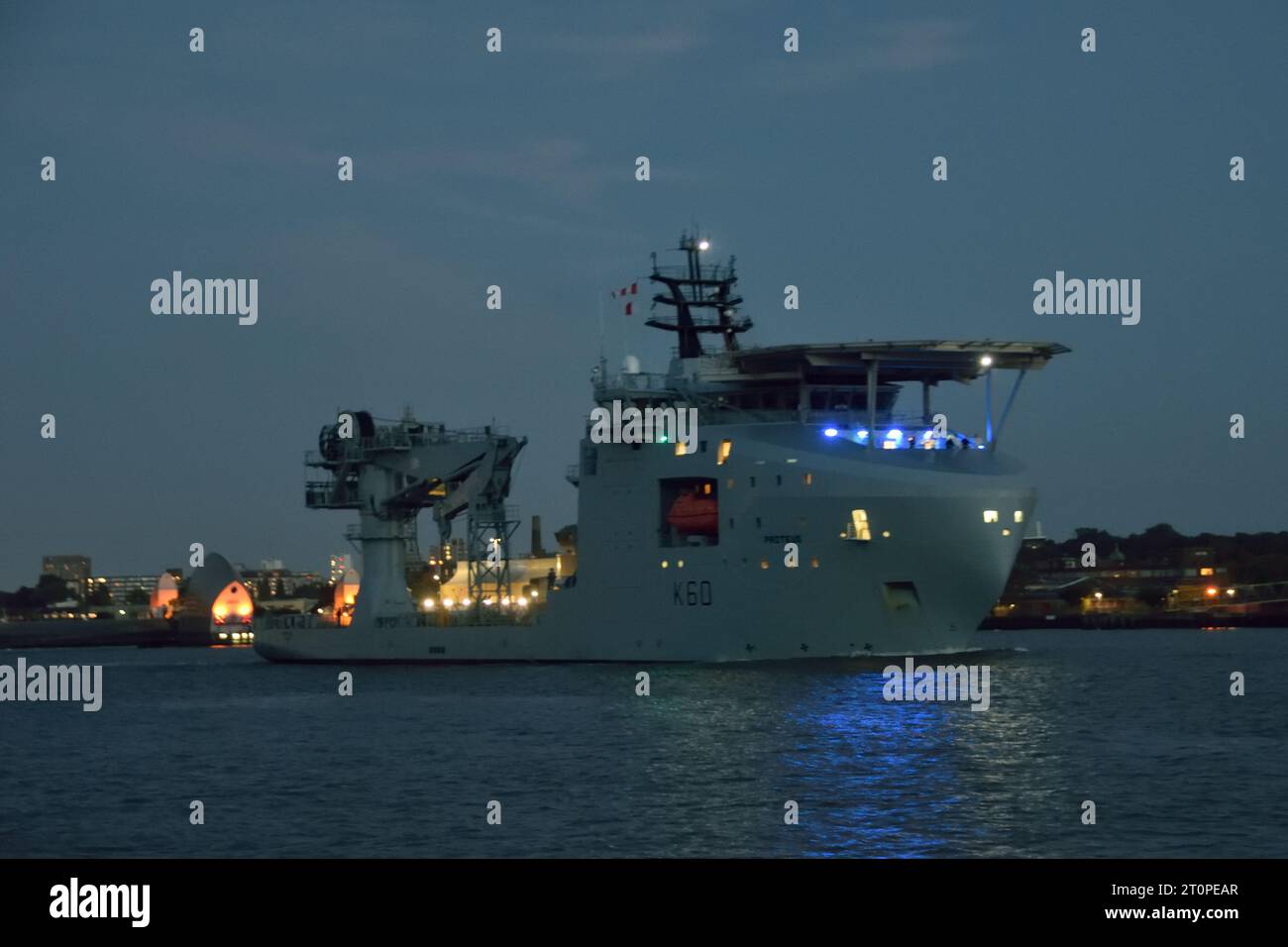 Arriving on the Thames ahead of it's formal naming in London is RFA ...