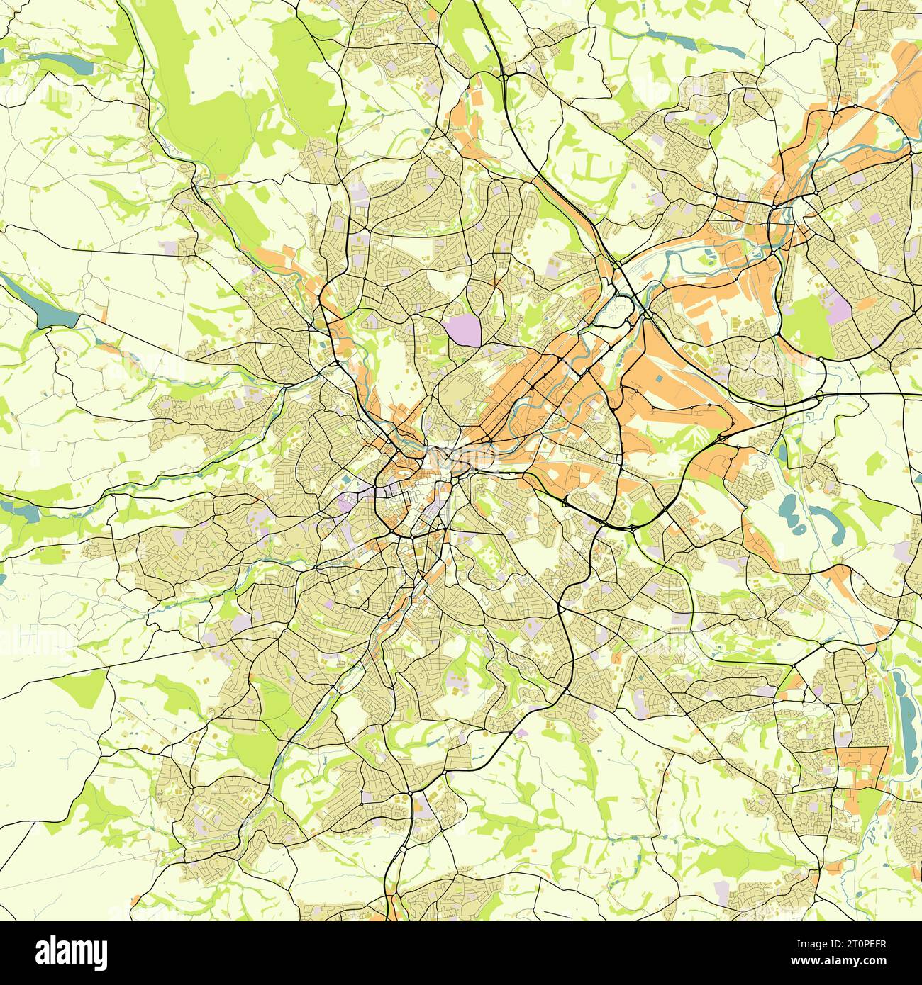 Map of Sheffield United Kingdom Stock Vector Image & Art - Alamy