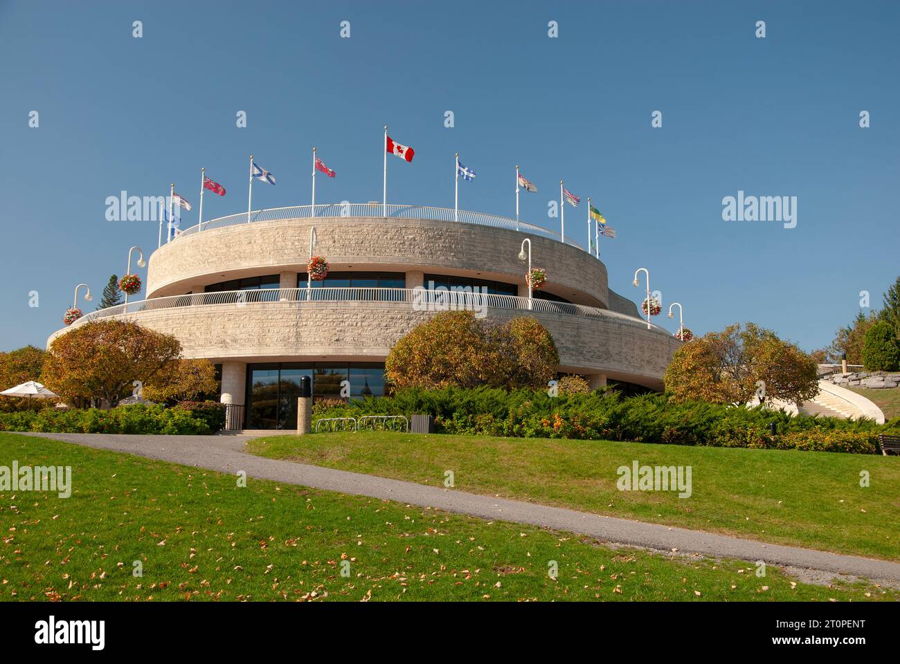 Museum of History and Flags of Canada, Early Fall, Gatineau, Quebec ...