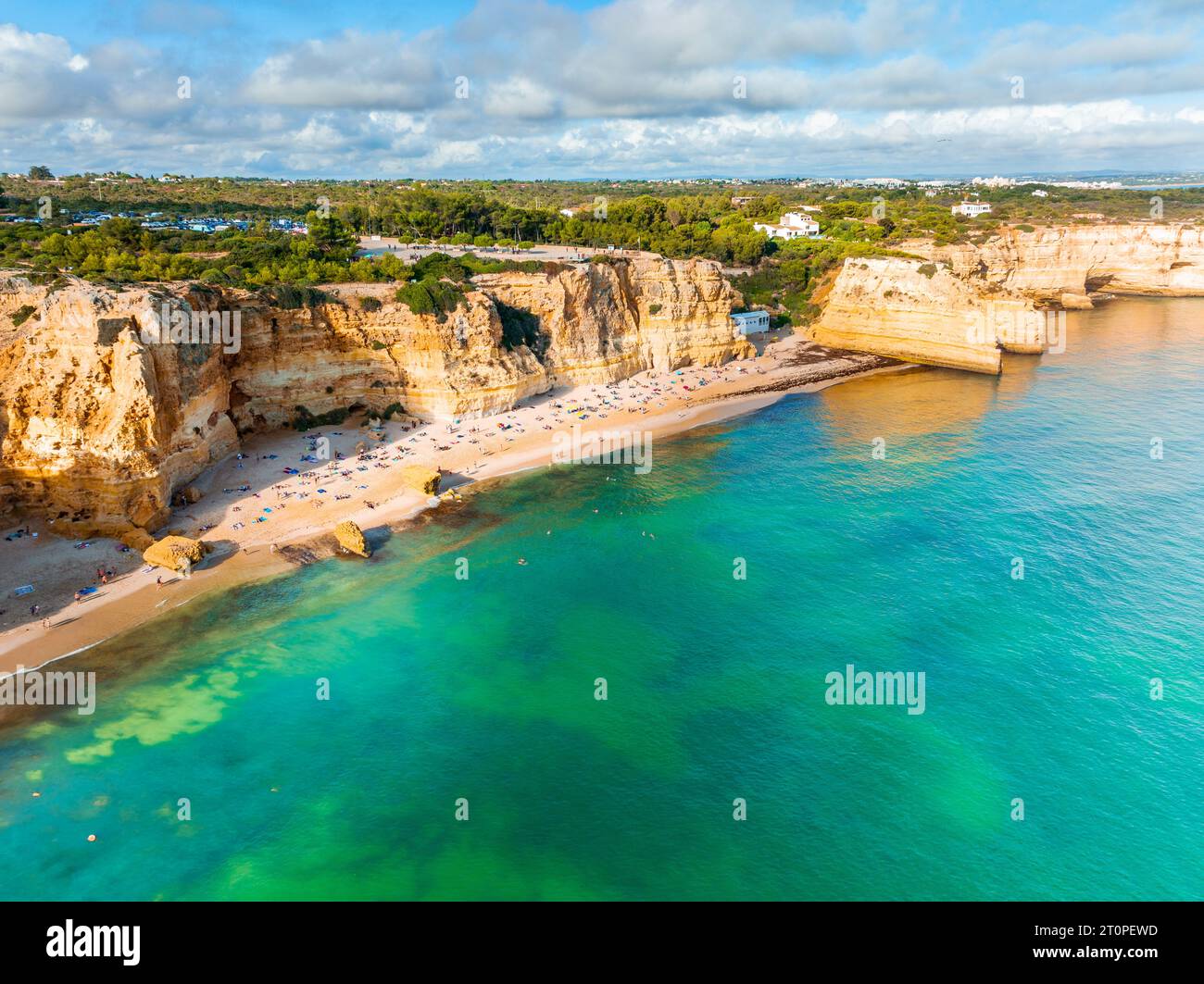 Praia da Marinha, Marinha Beach Lagoa District Algarve, Portugal ...