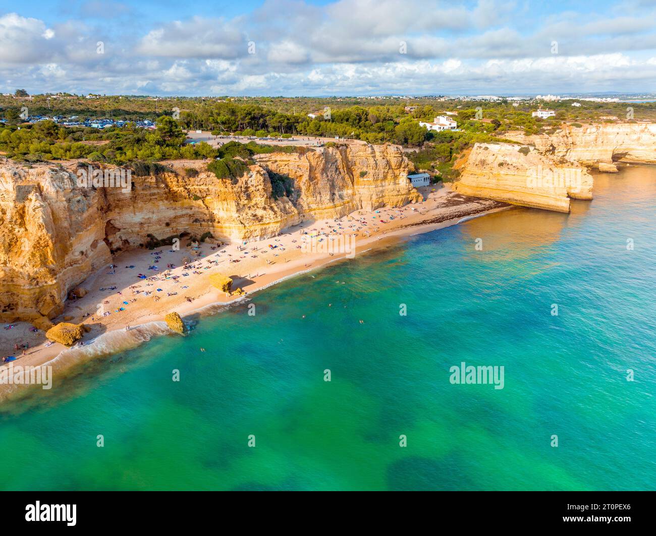 Praia da Marinha, Marinha Beach Lagoa District Algarve, Portugal ...
