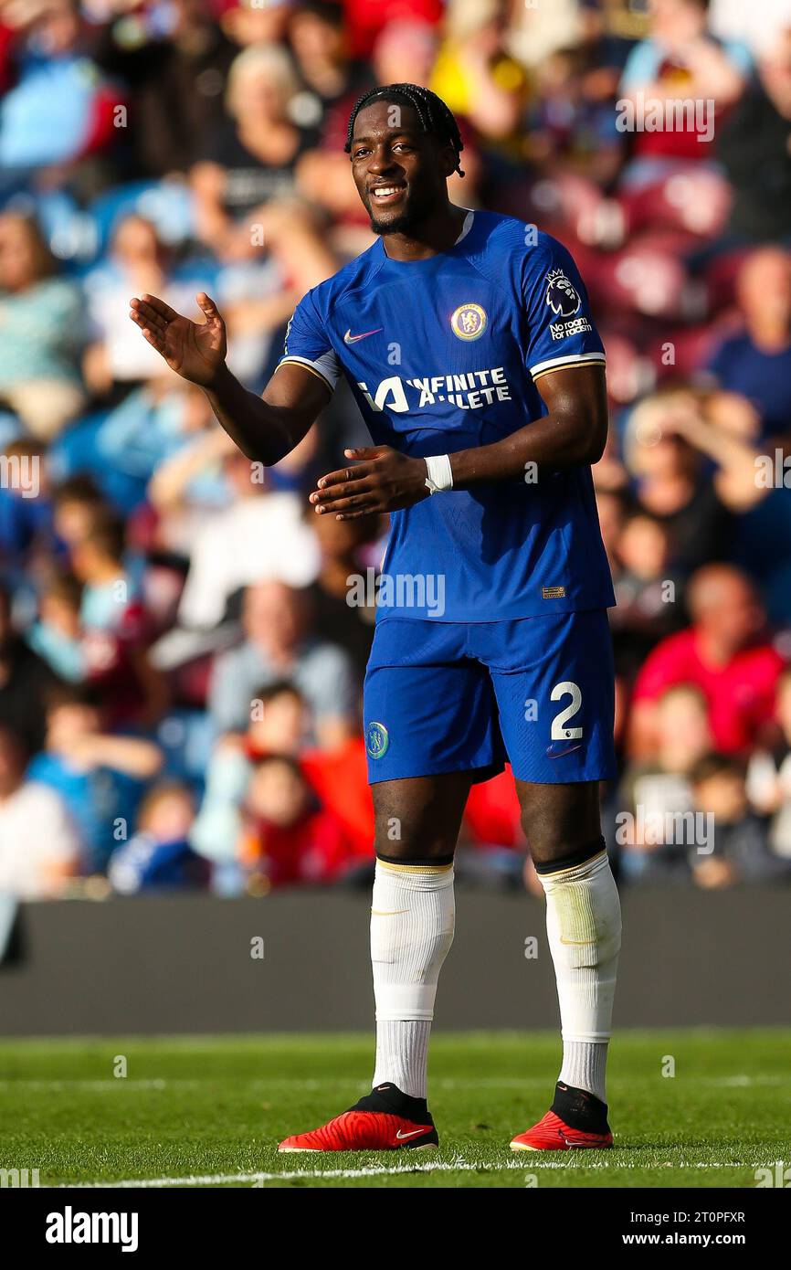 Chelsea's Axel Disasi during the Premier League match at Turf Moor ...