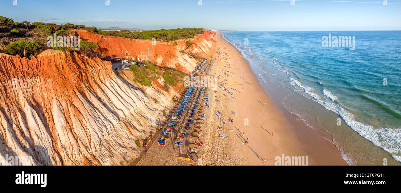 Aerial view faro beach ocean hi-res stock photography and images - Alamy