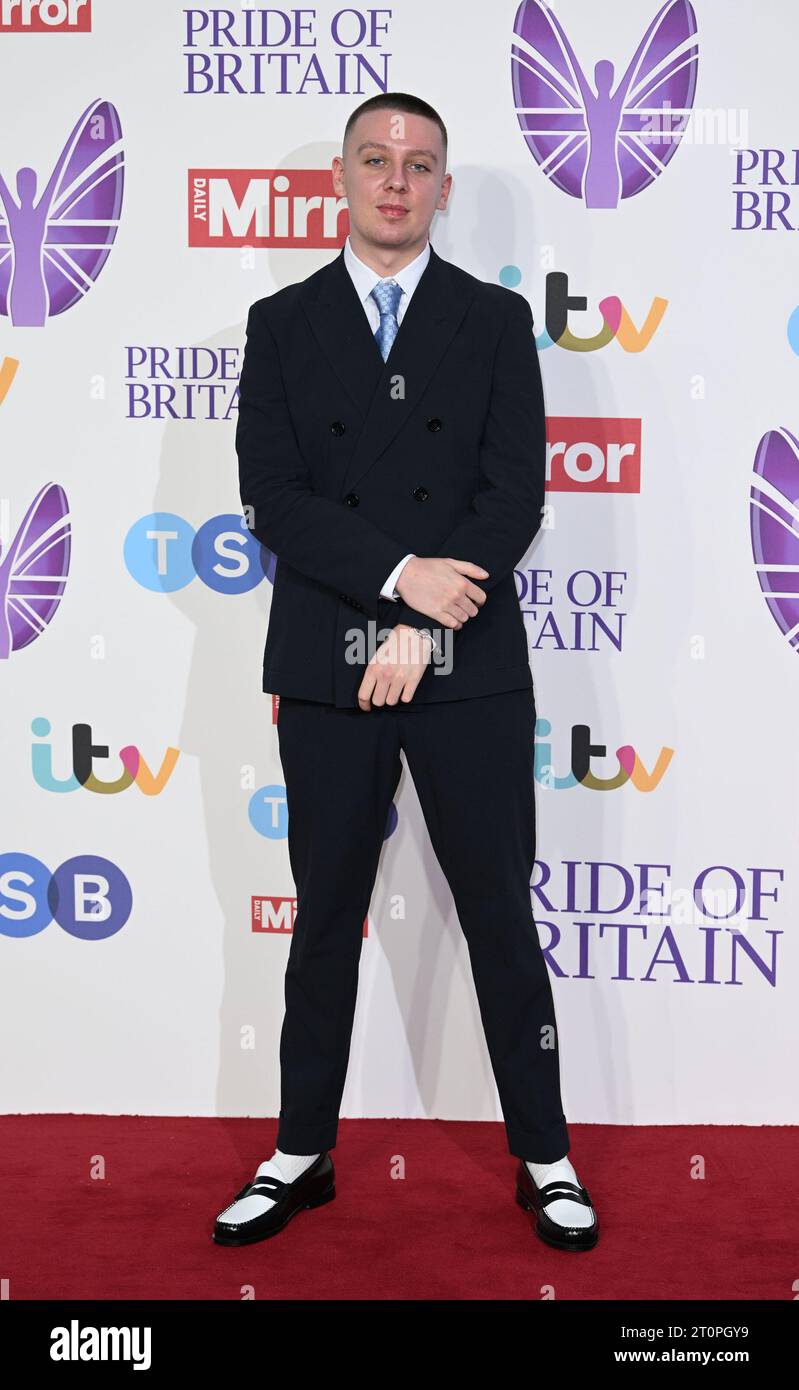 Aitch arrives for the Pride of Britain Awards at the Grosvenor House ...
