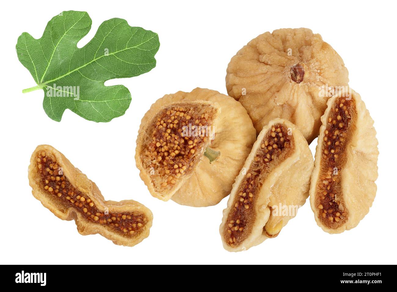 dried fig isolated on white background with clipping path and full ...