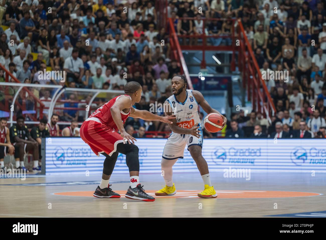 Naples, Italy. 08th Oct, 2023. Jacob Pullen (Ge.Vi Napoli Basket ...