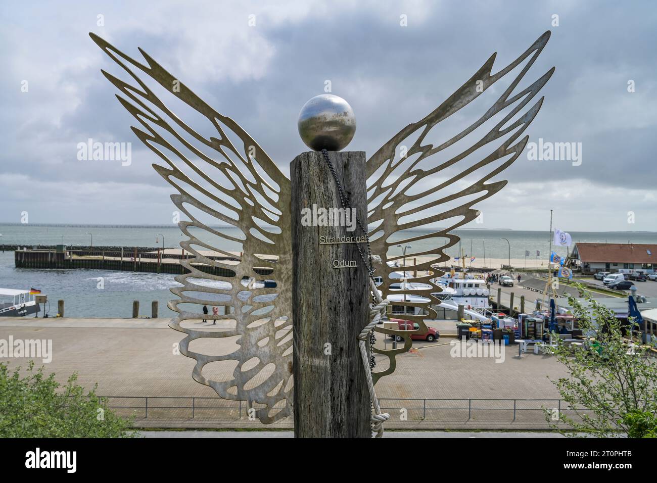 Strandengel Odum, Hafen, Hörnum, Sylt, Schleswig-Holstein, Deutschland ...