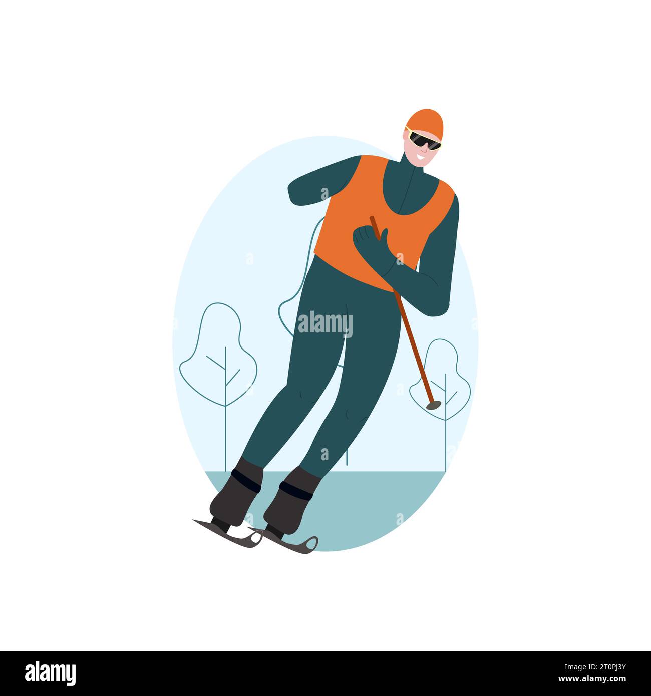 Three december world day of disabled people vector logo design. A man ...