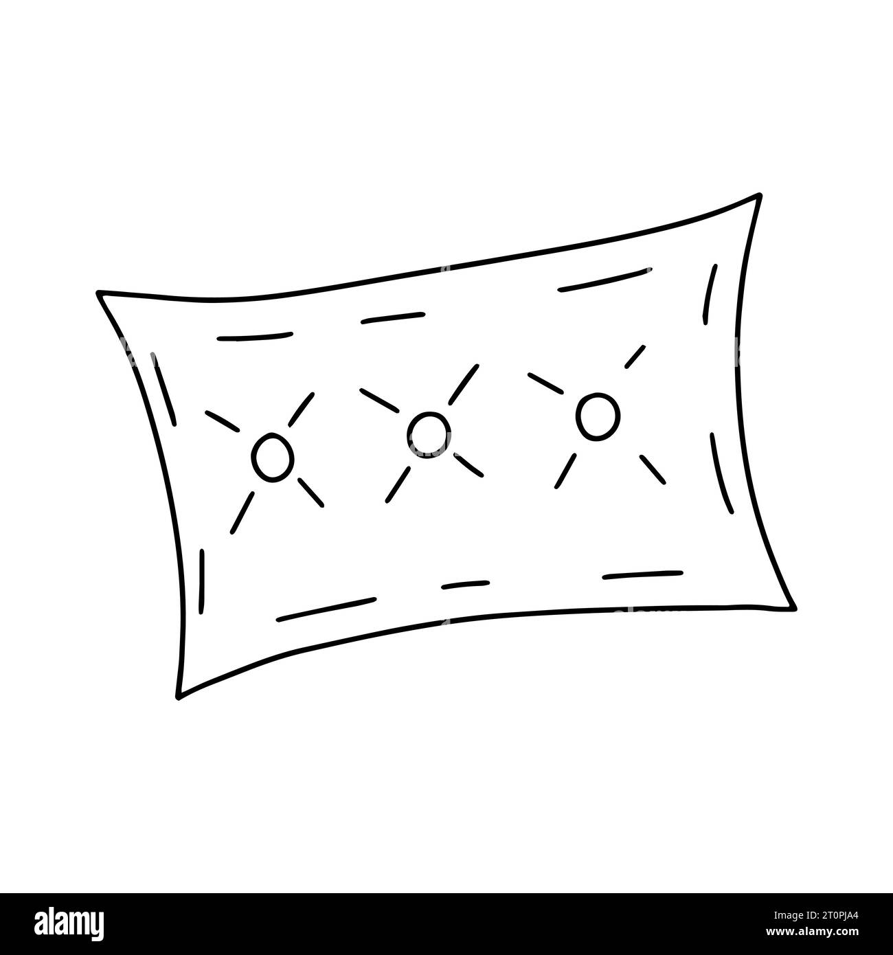 Pillow icon outline style Stock Vector Images - Alamy