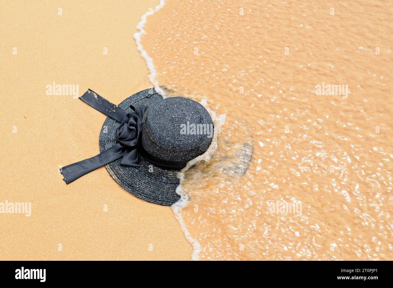 Hat on seashore top view hi-res stock photography and images - Alamy