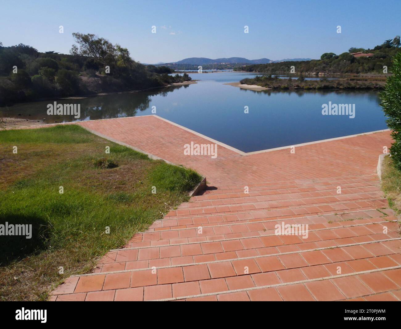 Palau, Sardinia, Italy. Costa Serena village Stock Photo - Alamy