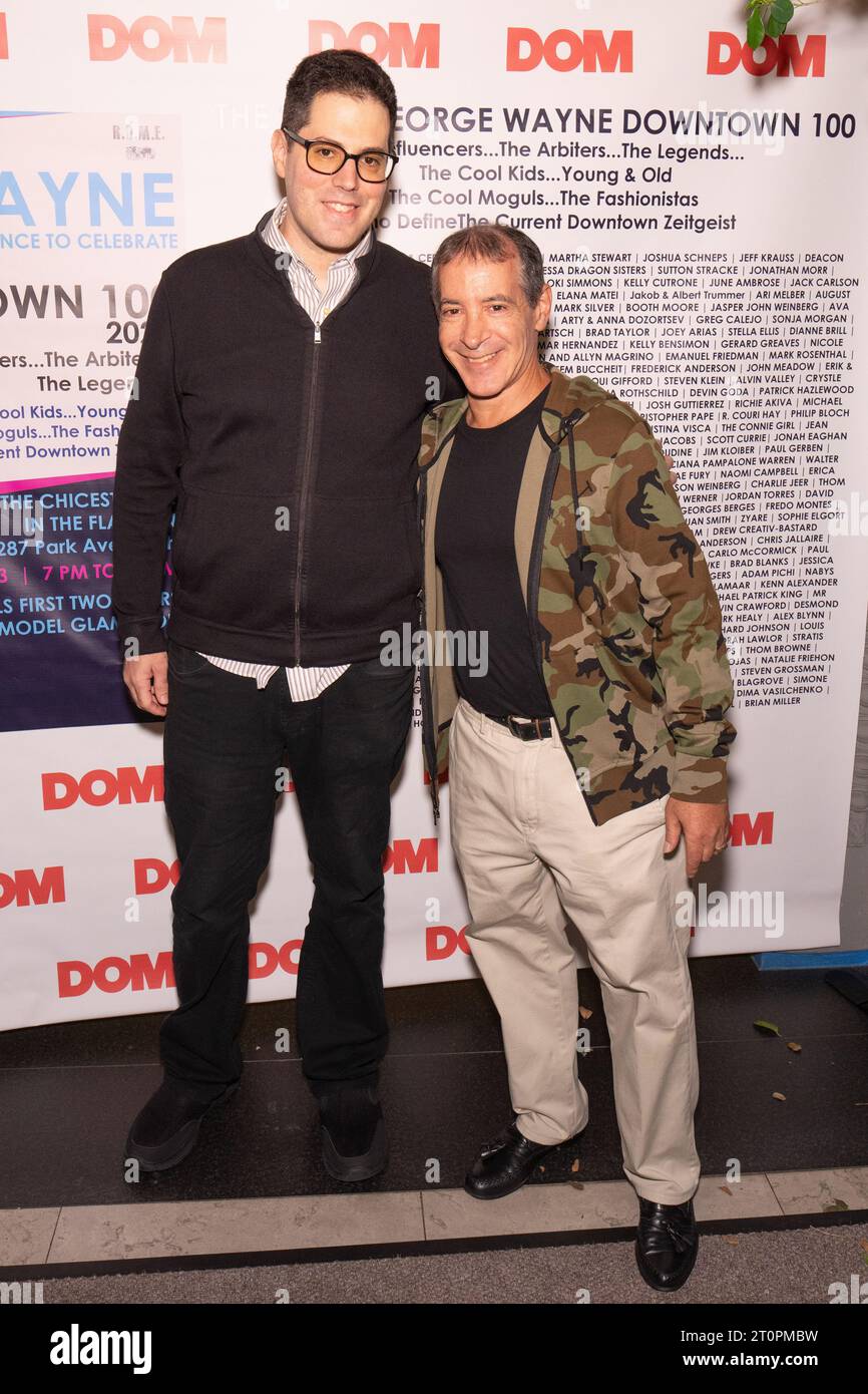 Jeff Krauss and Adam Sands attends the party for George Wayne's ...