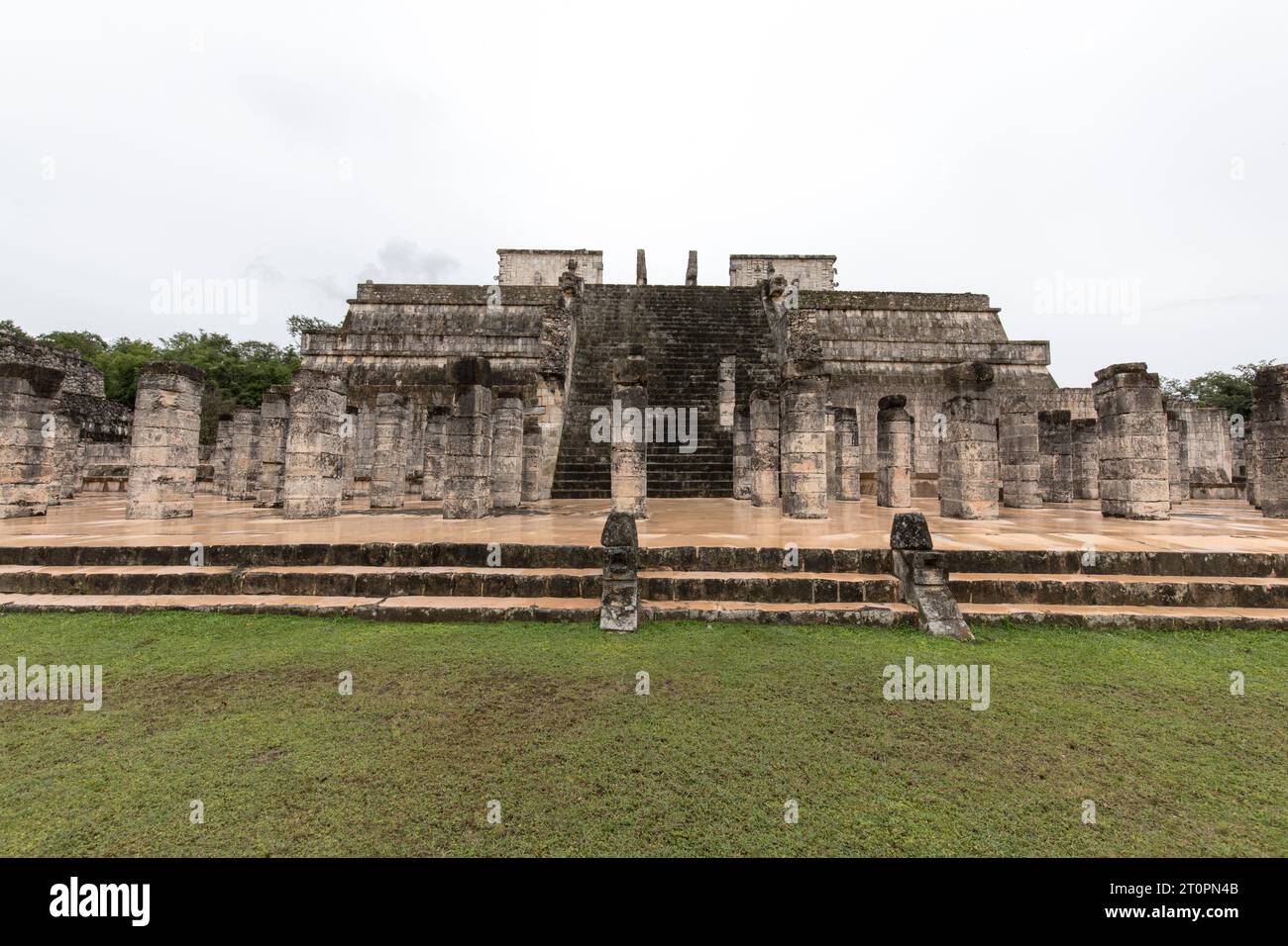 Chichen Itza, Mexico - December 26, 2022: view of temple in ...